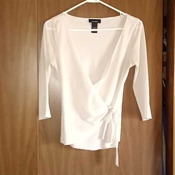 Express | Tops | Express Wrap Top | Poshmark